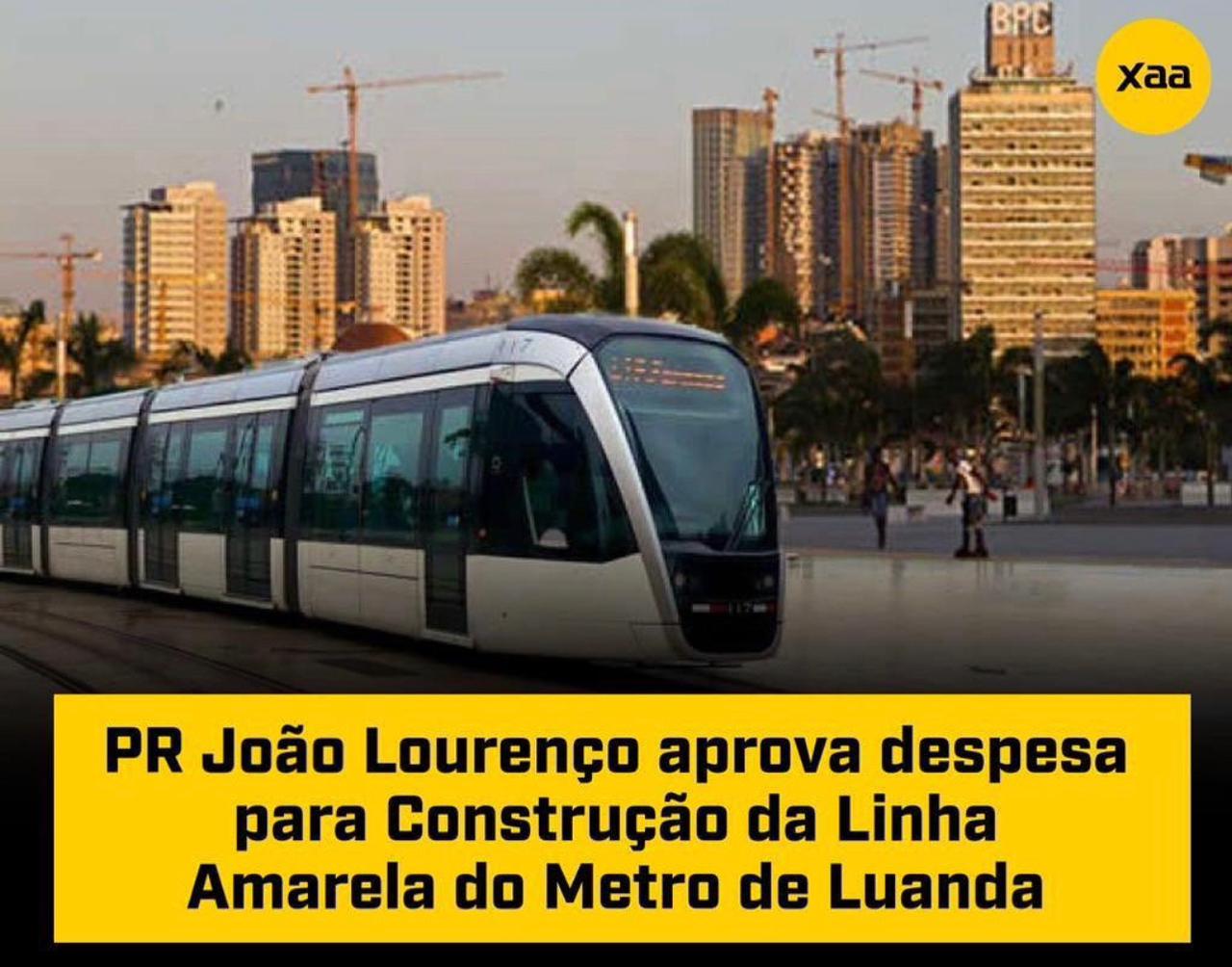 Construção da linha amarela do metro de Luanda » FTR | UKUMA